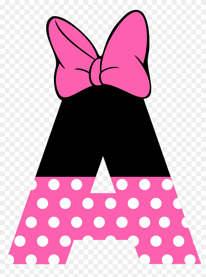 Minnie Mouse Letter, HD Png Download - 1230x1600(#6745760) - PngFind