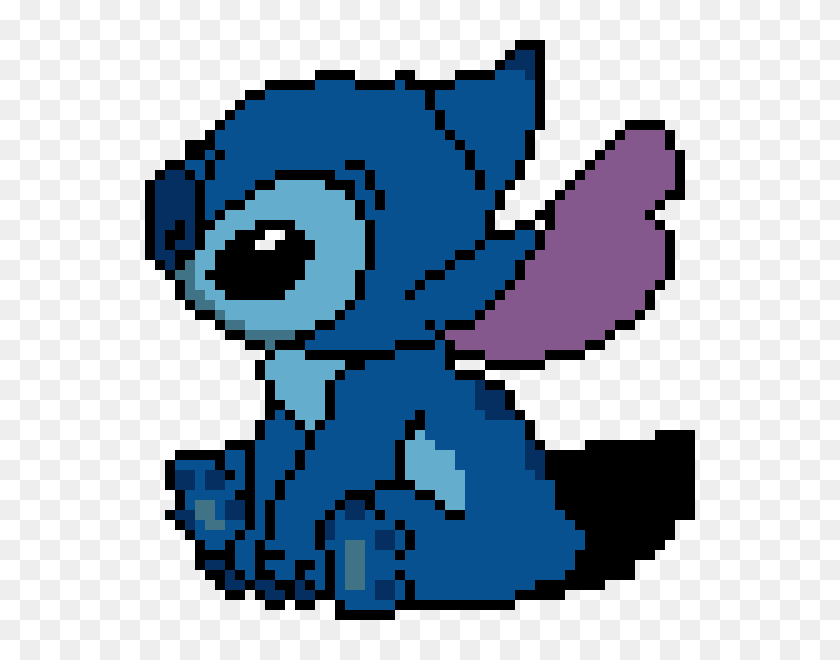 Minecraft Stitch Pixel Art, HD Png Download - 550x580(#6748625) - PngFind