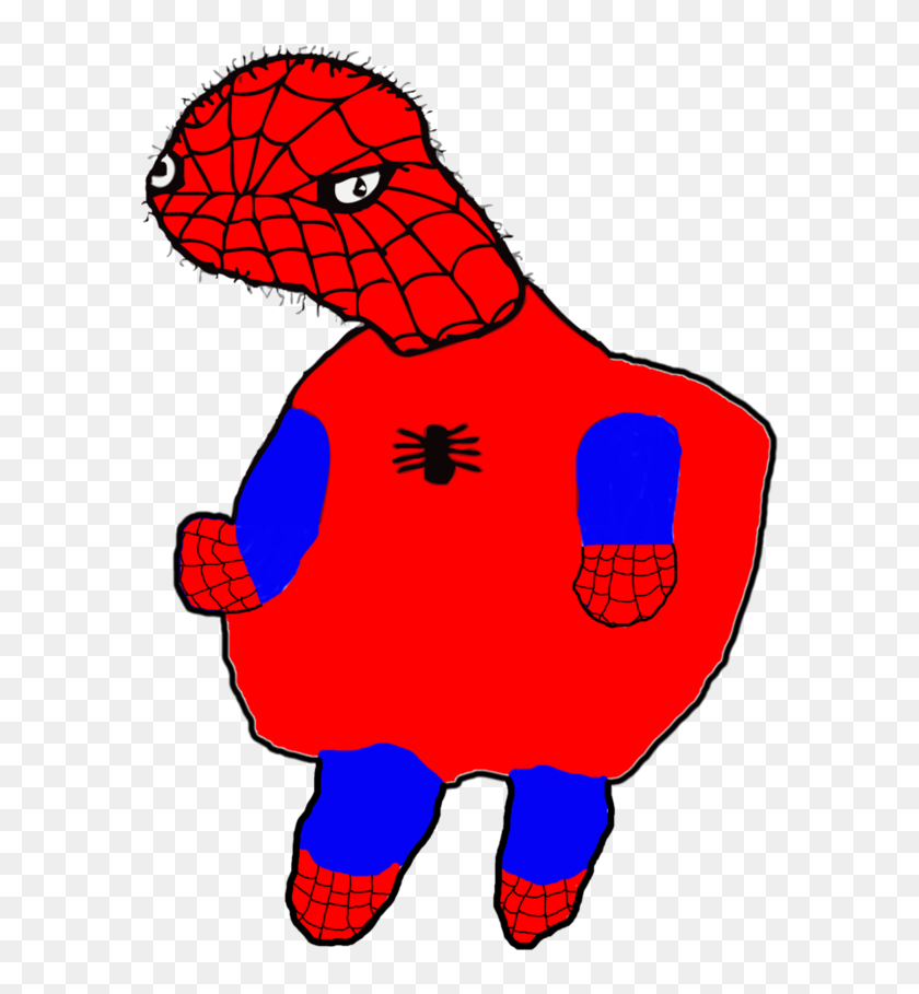 Full Body By Hyposnoke Clipart Black And White Library - Spiderman Meme ...