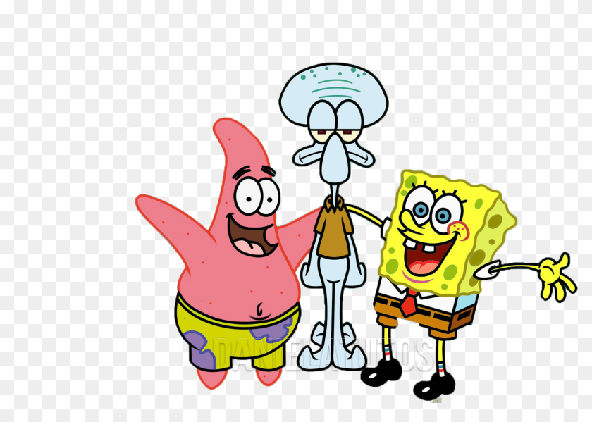 Transparent Pirate Clip Art - Spongebob And Patrick Png, Png Download ...