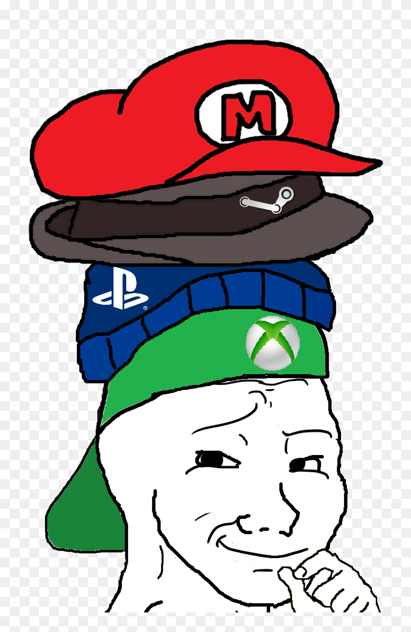 Transparent Pc Master Race Png - Xbox Wojak, Png Download - 728x1212 ...
