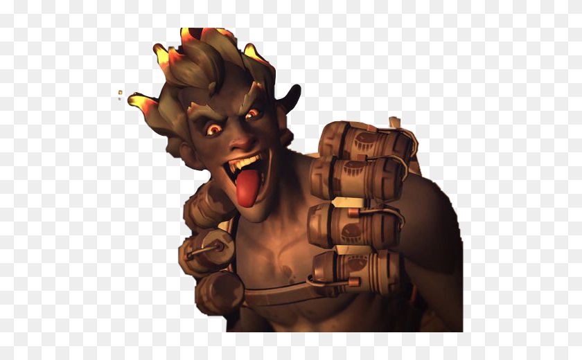#overwatch #junkrat #freetoedit - Cartoon, HD Png Download - 500x440 ...