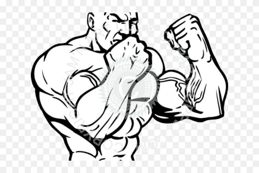 Drawn Men Buff - Vector Muscle Man Png, Transparent Png - 640x480 ...