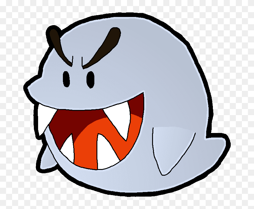 Snout Headgear Clip Art - Boo Mario, HD Png Download - 800x700(#6764873 ...