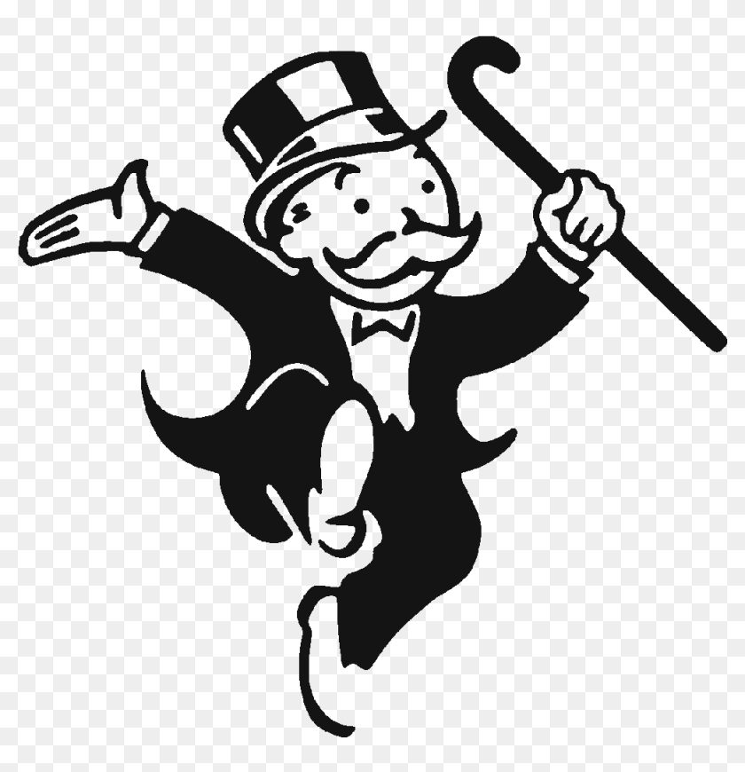 Monopoly Man Dancing - Monopoly Man Svg, HD Png Download - 1001x990 ...
