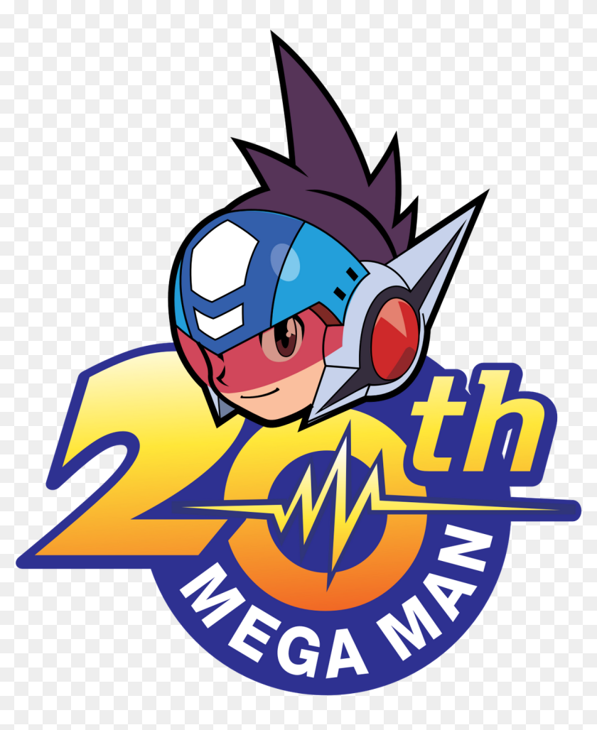 Sprites Inc - Mega Man Anniversary Logo, HD Png Download - 1156x1360 ...