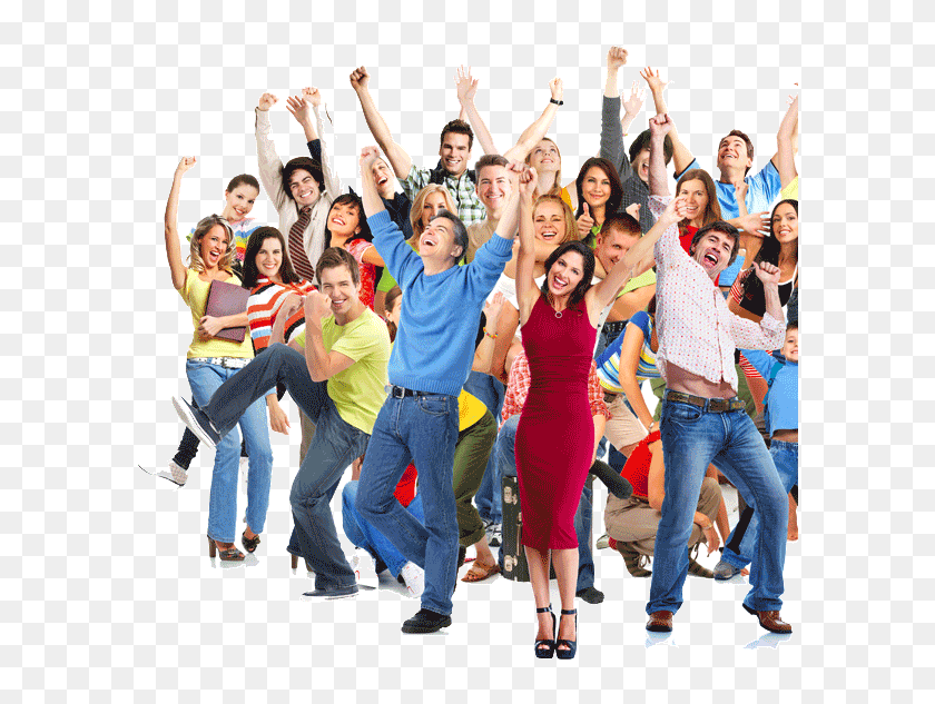 Transparent Concert Crowd Png - Happy People Transparent Background ...