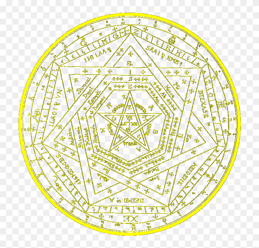 The Sigil Of Ameth - Grand Pentacle Of Solomon, HD Png Download ...