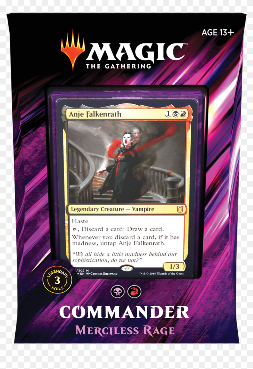 Merciless Rage Deck - Commander 2019 Merciless Rage, HD Png Download ... Merciless Rage Deck - Commander 2019 Merciless Rage, HD Png Download ...