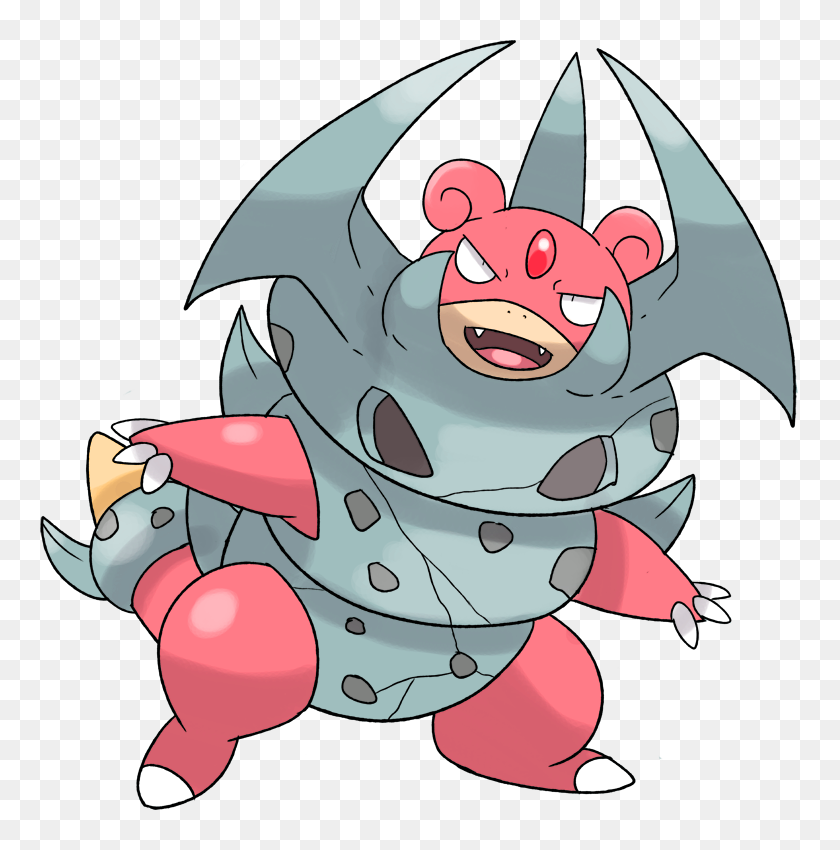 Slowbro Mega Evolution, HD Png Download - 759x770(#6782593) - PngFind