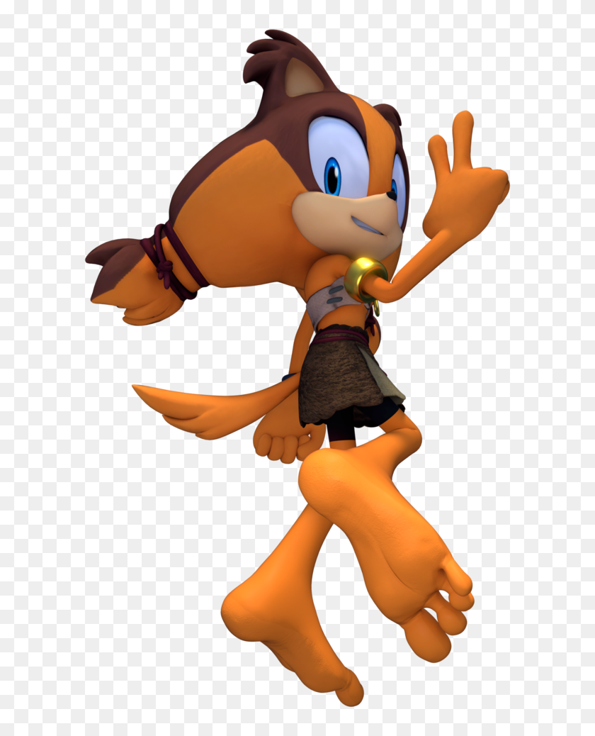 Sonic The Hedgehog Barefoot