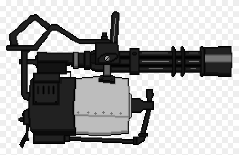 Minigun On The Side, HD Png Download - 1000x600(#6786180) - PngFind