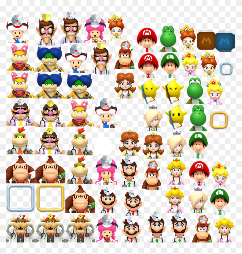 Dr Mario World Characters, HD Png Download - 1024x1024(#6790059) - PngFind