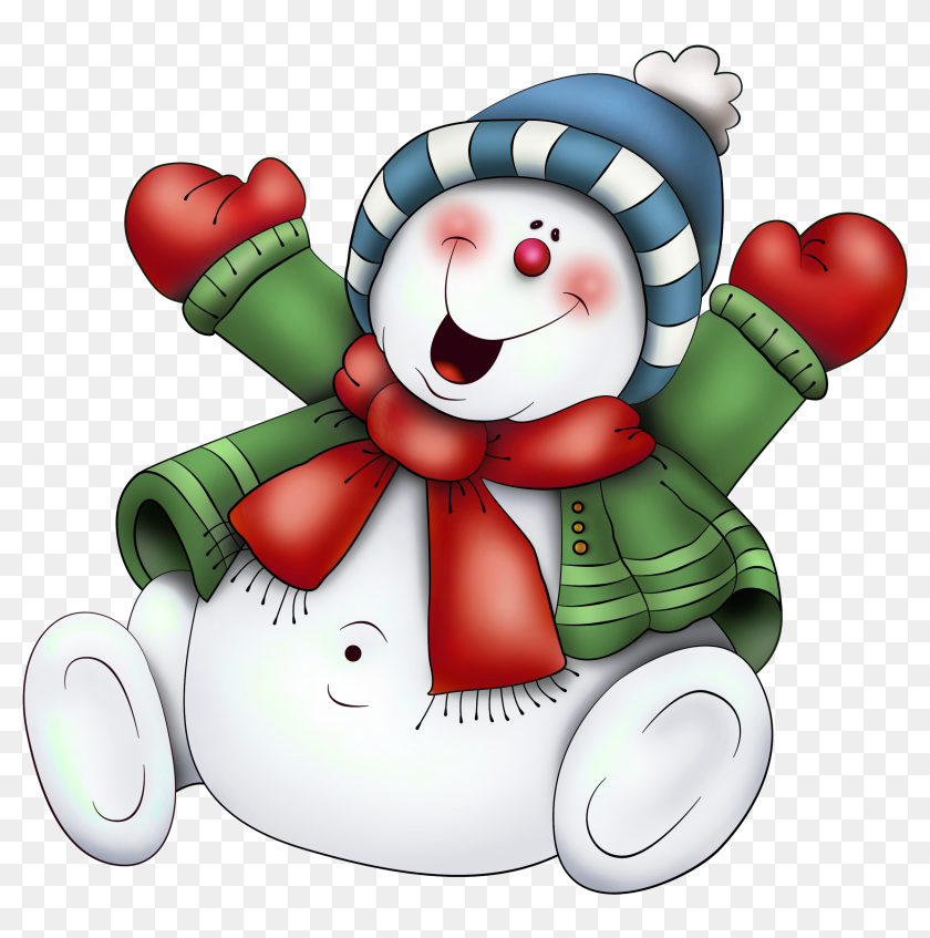 Santa Claus Candy Cane Christmas Snowman Clip Art - Christmas Snowman ...