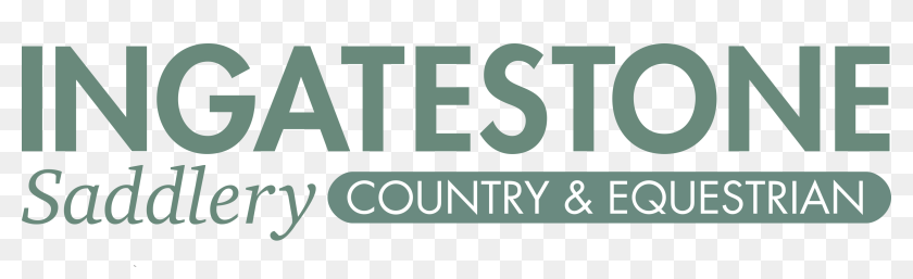 Ingatestone Saddlery Centre Width - Sign, HD Png Download - 3555x919 ...