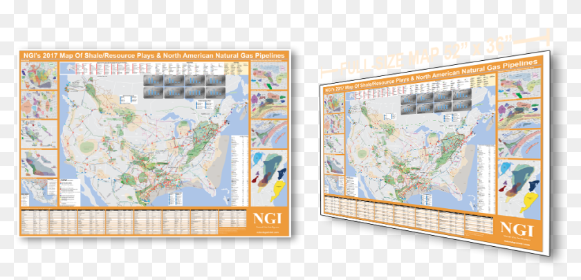 Ngi Natural Gas Wall Map, HD Png Download - 1000x414(#6796690) - PngFind