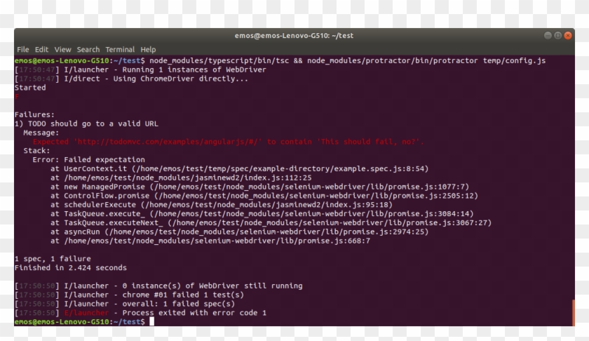 This Is How A Failing Test Looks Like, HD Png Download - 1121x596 ...