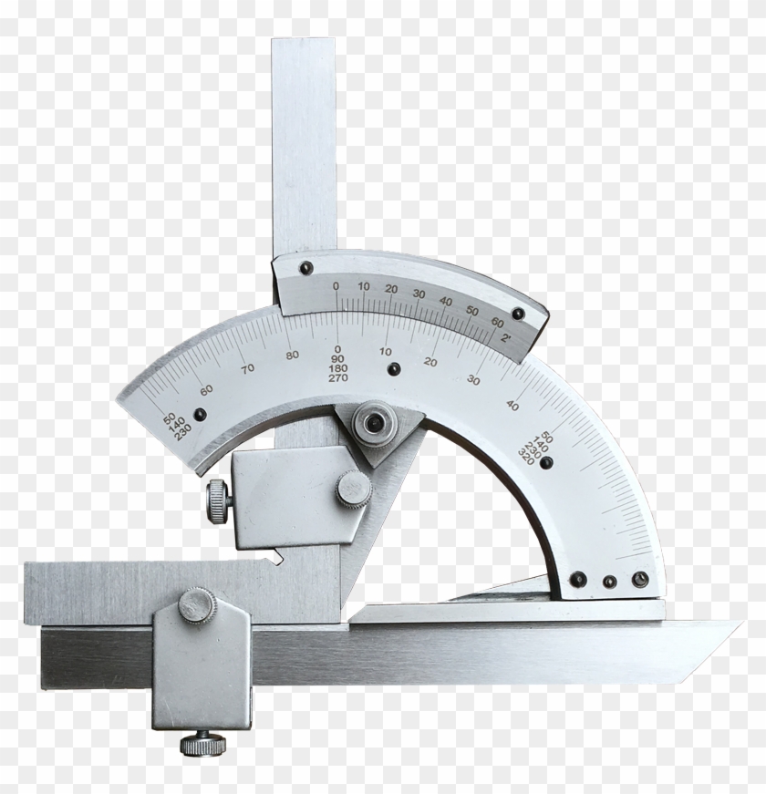 Measuring Mechanical Ruler Vernier Protractor Angle - Calipers, HD Png ...