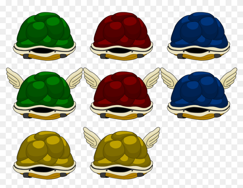 Koopa Shell Colours By Turpinator77, HD Png Download - 1016x740 ...