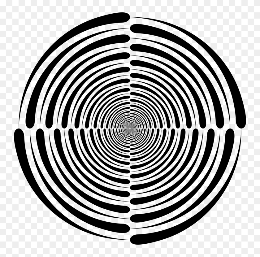 Symmetry,area,monochrome Photography - Optical Illusion, HD Png ...