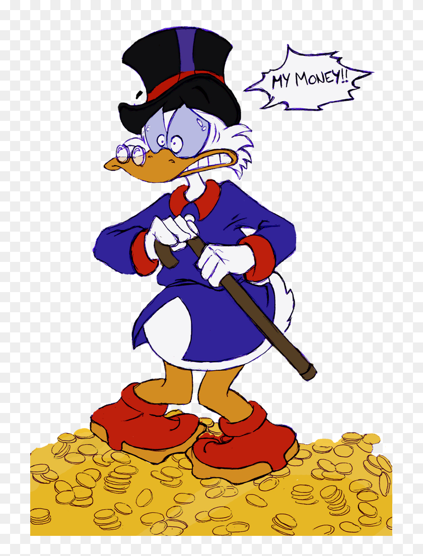 Scrooge Mcduck Cartoon Character, HD Png Download - 719x1024(#6820970 ...