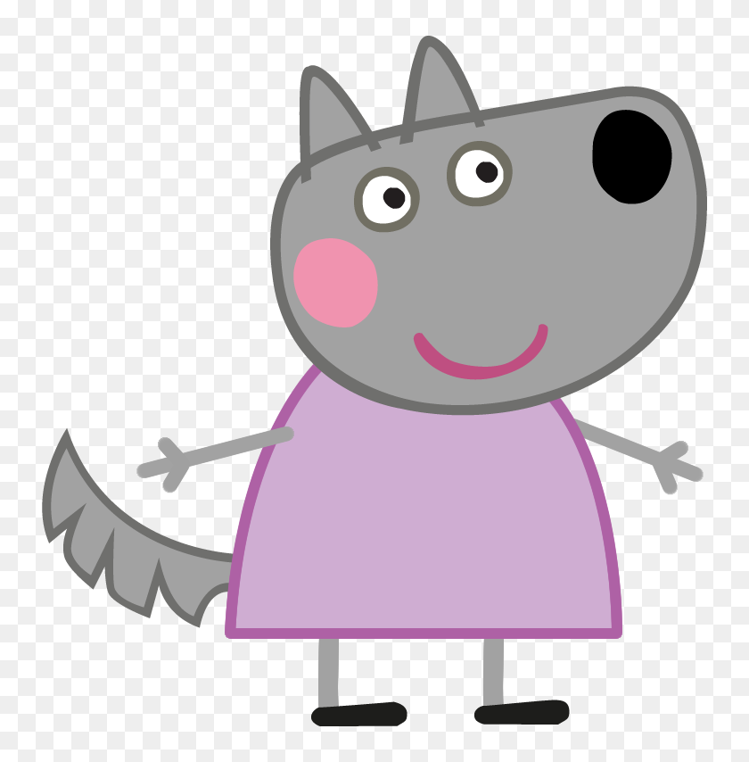 Transparent Peppa Pig Png Images - Peppa Pig Characters Wolf, Png ...