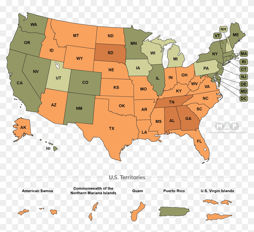 Lgbt Usa Map