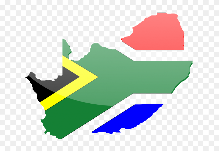 South African Flag Vector - South Africa Map Flag, HD Png Download ...