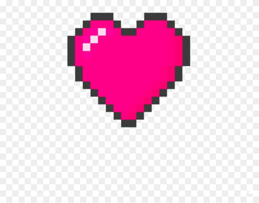 Minecraft Heart Png Black Pixel Heart Png Transparent Png 