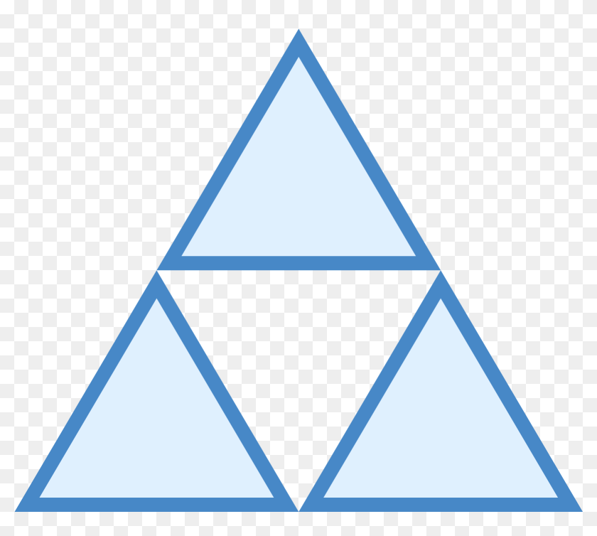 Triforce Icon - Triforce Transparent, HD Png Download - 1601x1361 ...