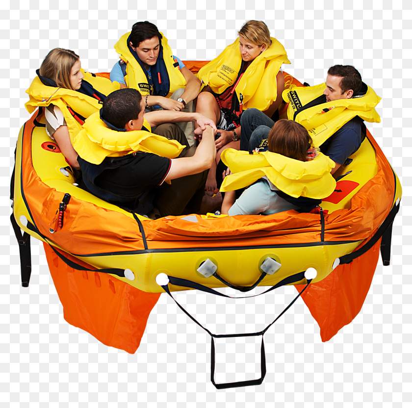 People In A Life Raft, HD Png Download - 1404x1325(#6843089) - PngFind