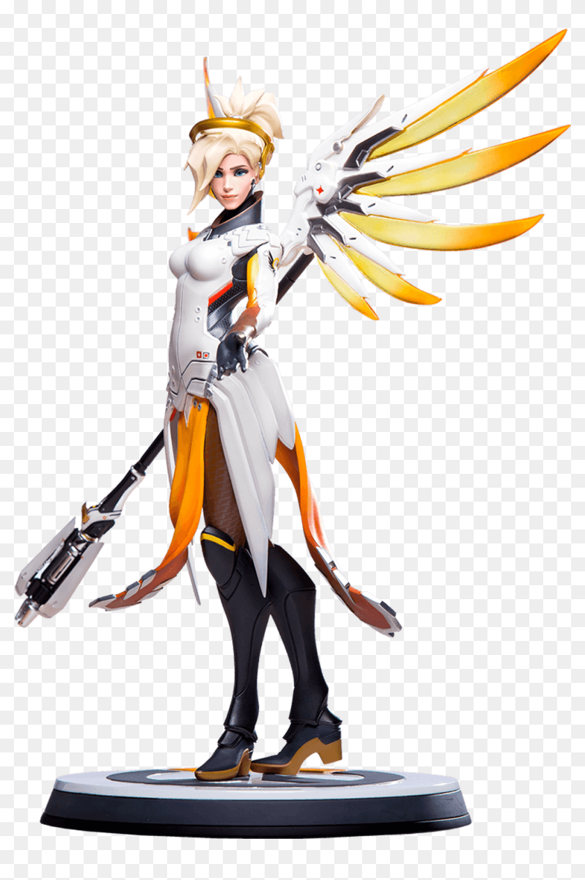 Mercy Overwatch Statue, HD Png Download - 1550x1550(#6847617) - PngFind