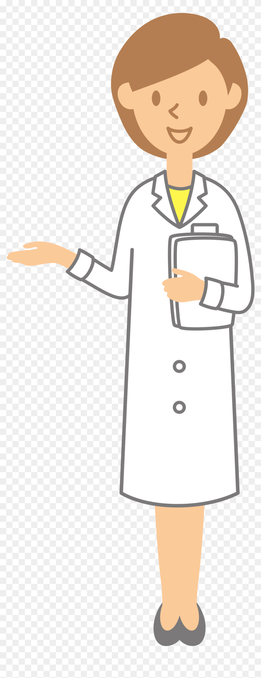 Woman, Pointing Left Clip Arts - Cartoon Doctor Pointing Woman, HD Png ...