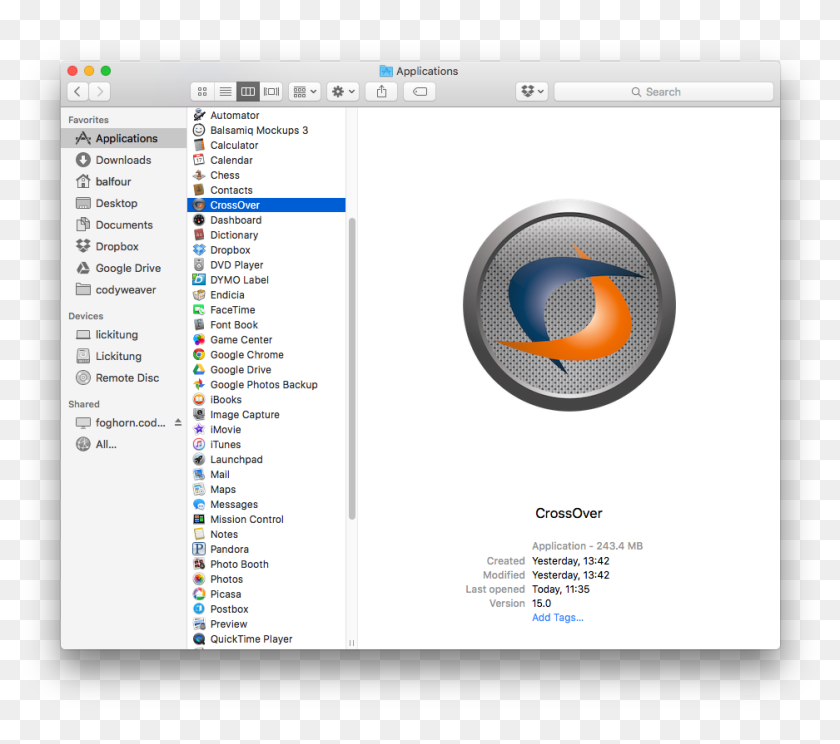 Crossover Mac, HD Png Download - 976x819(#6850930) - PngFind