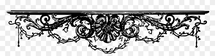 Black Gothic Frame Png - Gothic Divider Transparent, Png Download ...