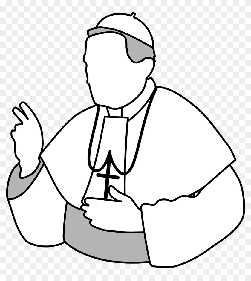 Pope Francis Vector Clip Art Download At Vectorportal