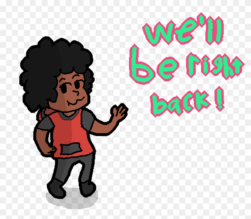 Transparent Be Right Back Png - Cartoon, Png Download - 989x815 ...