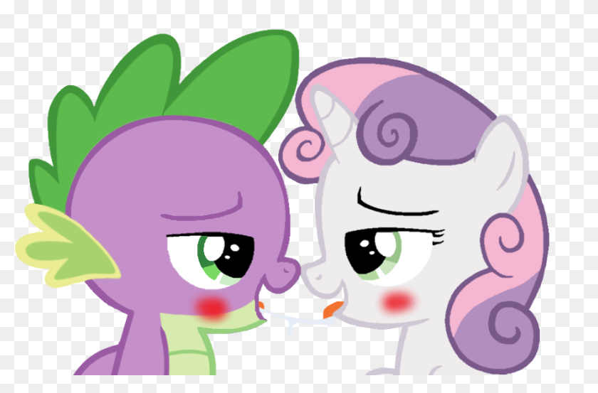 Nejcrozi, Drool, Female, Kissing, Male, Saliva Trail, - My Little Pony ...