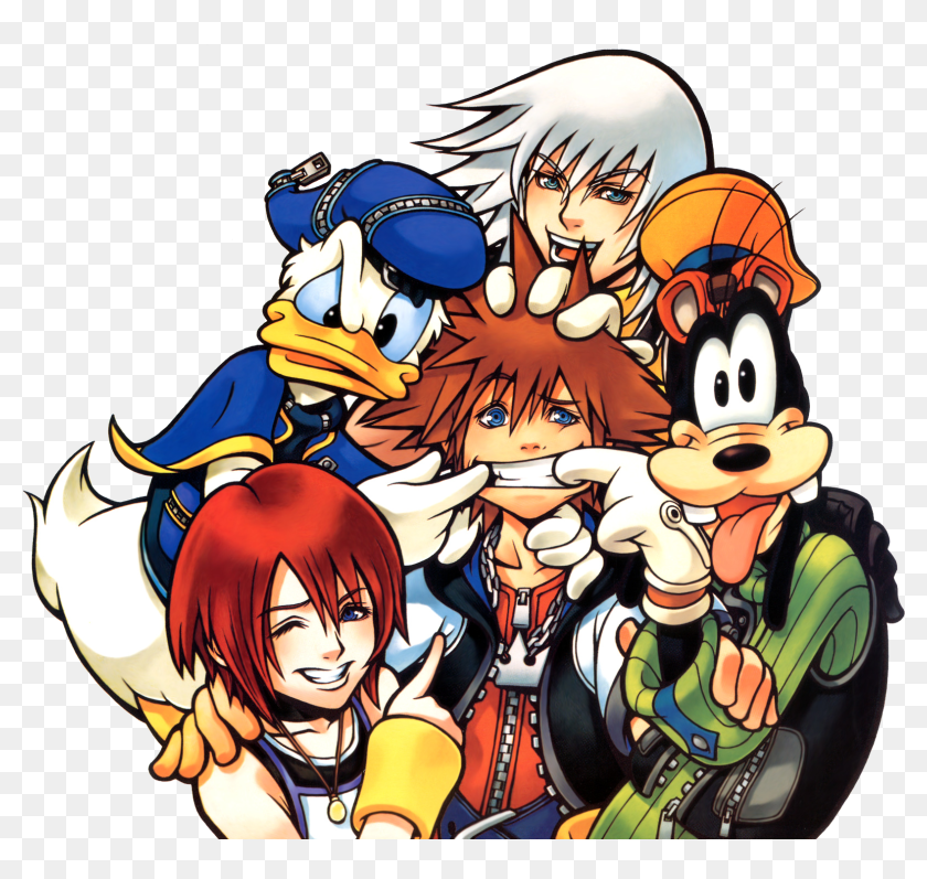 Kingdom Hearts 1 Official Art, HD Png Download - 1629x1459(#6860821 ...