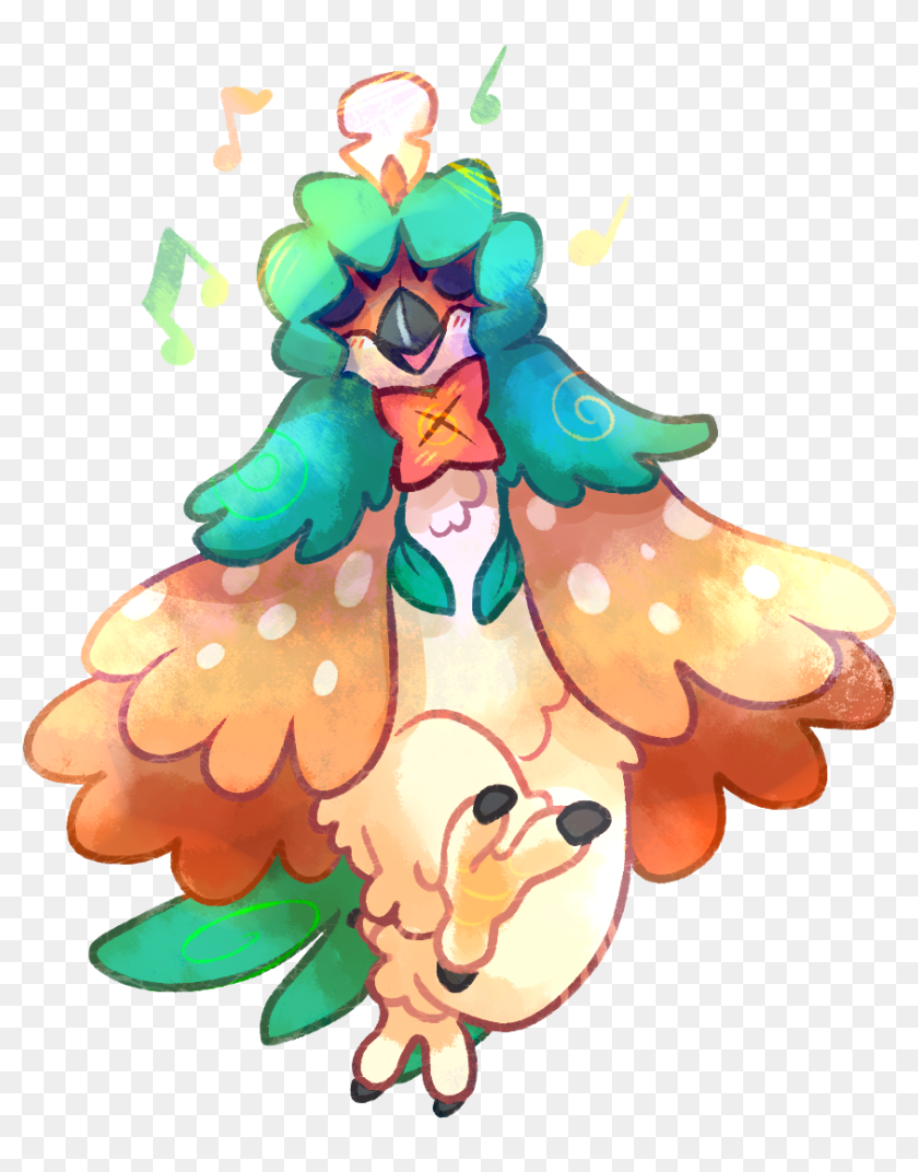 Cute Decidueye Fanart, HD Png Download - 864x1062(#6862798) - PngFind