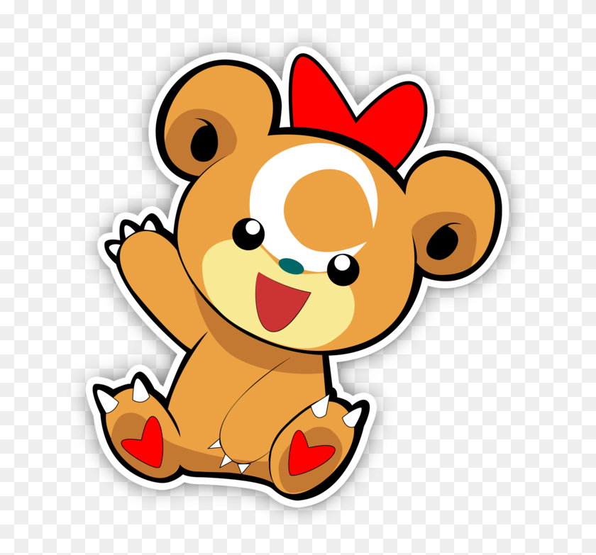 Cute Pokemon Teddiursa, Hd Png Download - Cute Teddiursa Pokemon ...