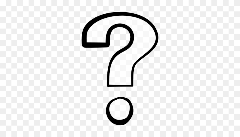 Question Mark Black And White Transparent Clipart Png - Clip Art ...