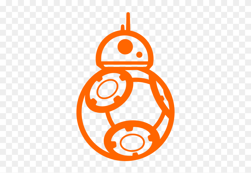 Star Wars Bb8 Black And White, HD Png Download - 570x600(#6866095) - PngFind