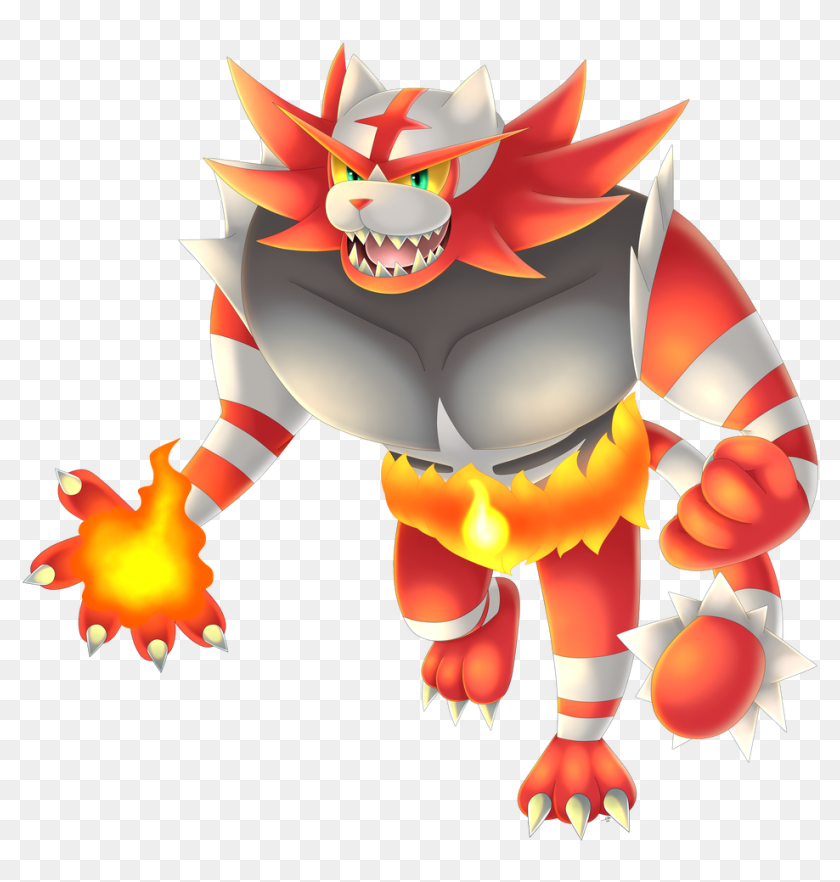 Transparent Machoke Png - Incineroar Shiny Fix, Png Download - 942x945 ...