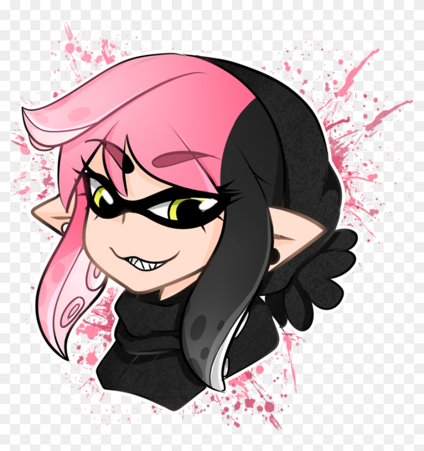 Inkling Freaxx By Jessicafreaxx - Splatoon Inkling Girl Oc, HD Png ...