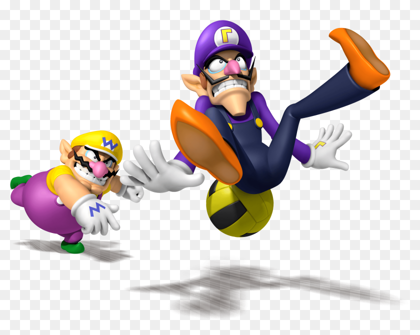 Transparent Waluigi Png - Mario Sports Mix Wario, Png Download ...