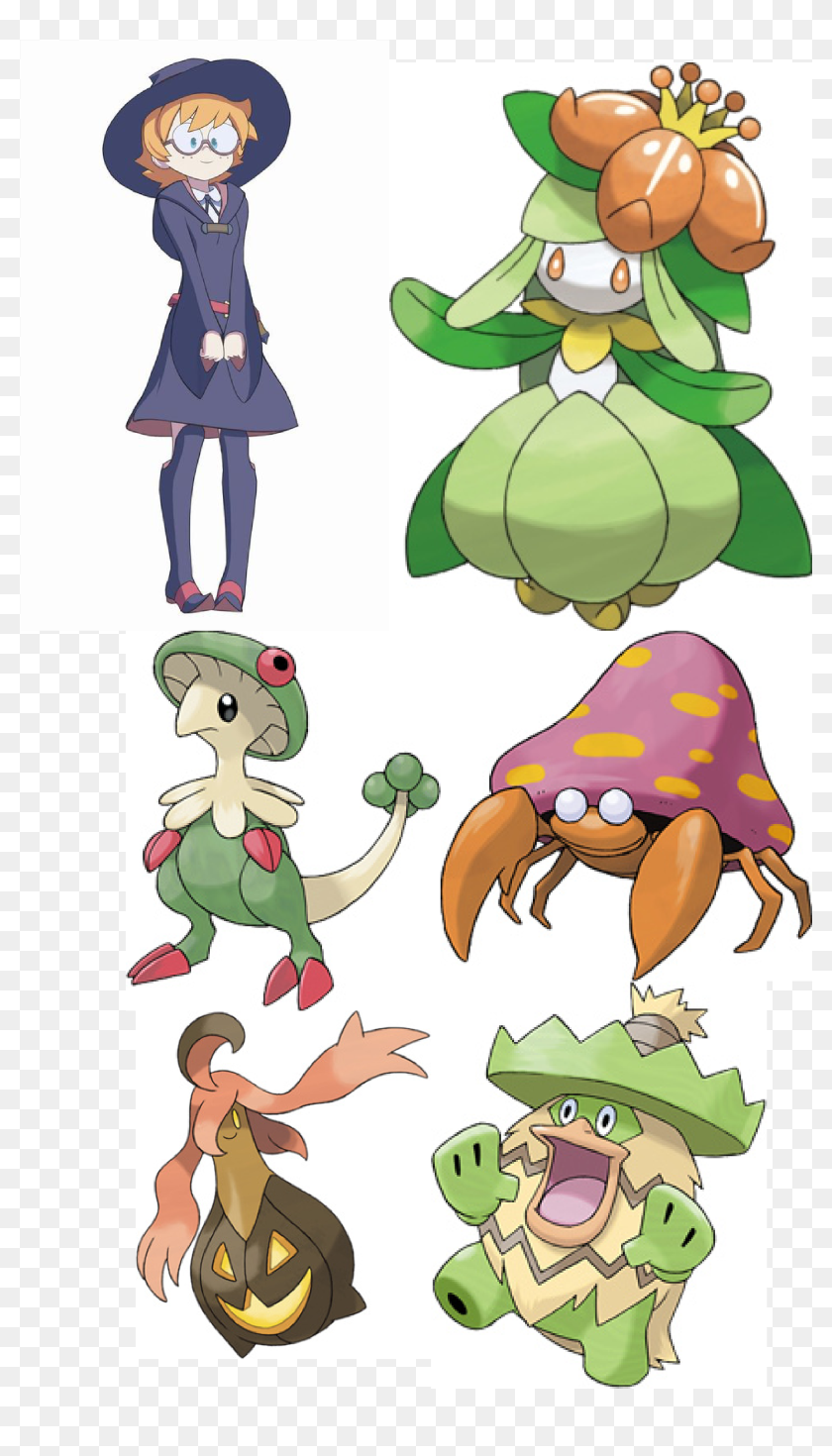 Little Witch Academia Pokémon - Pokemon Lilligant, HD Png Download ...