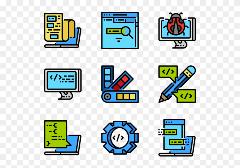 Web Development - Png Machinery Factory Machine Icon, Transparent Png ...