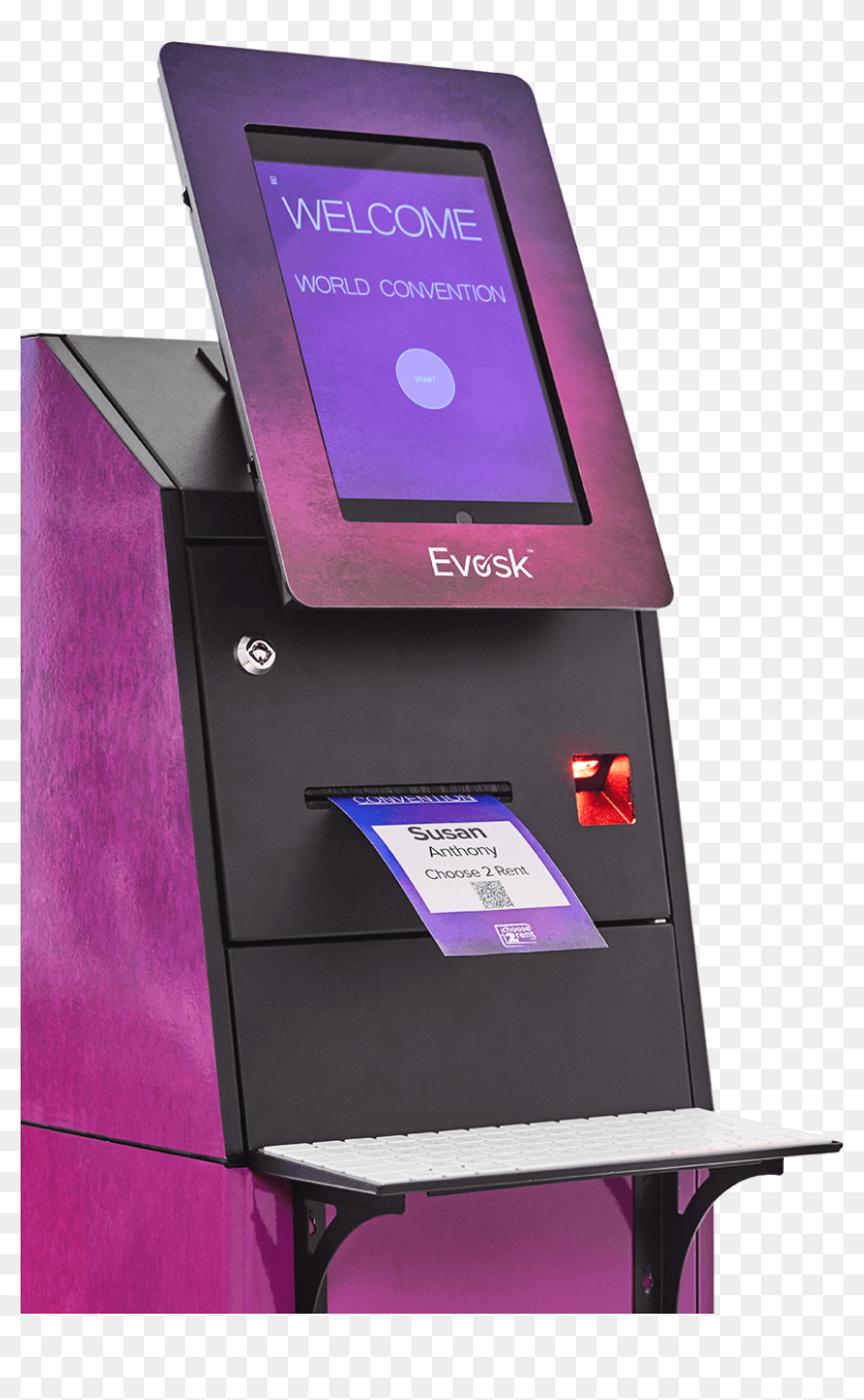 Self Check In Kiosk At Events, HD Png Download - 828x1282(#6888072 ...