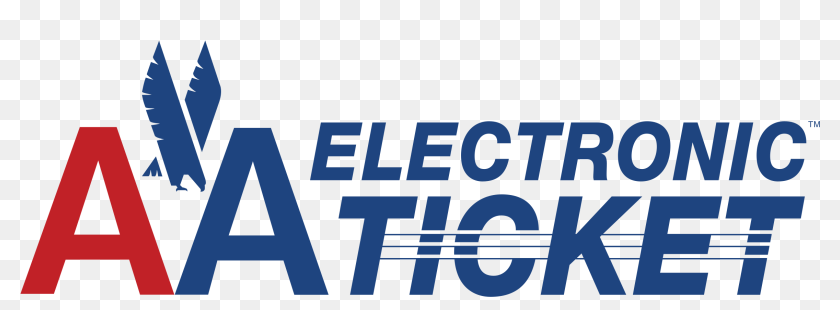 Aa Electronic Ticket Logo Png Transparent - American Airlines, Png ...